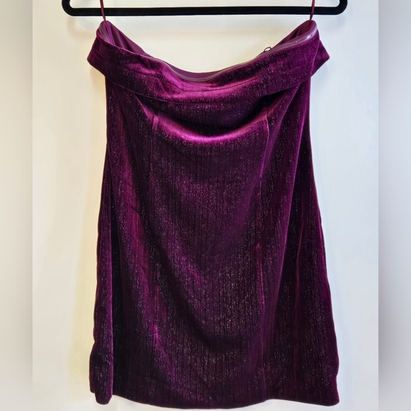 urban social | Dresses | Urban Social Elegant Bordeaux Velvet Dress ...